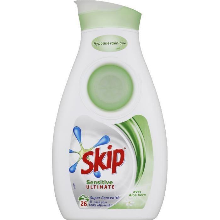 Skip Lessive liquide Sensitive Ultimate 910 ml 26 lavages - Comparer ...