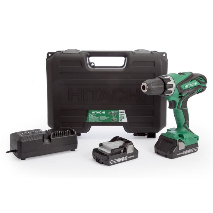 Hitachi Perceuse-visseuse à percussion sans fil DV18DGL/JM - Sans fil à ...