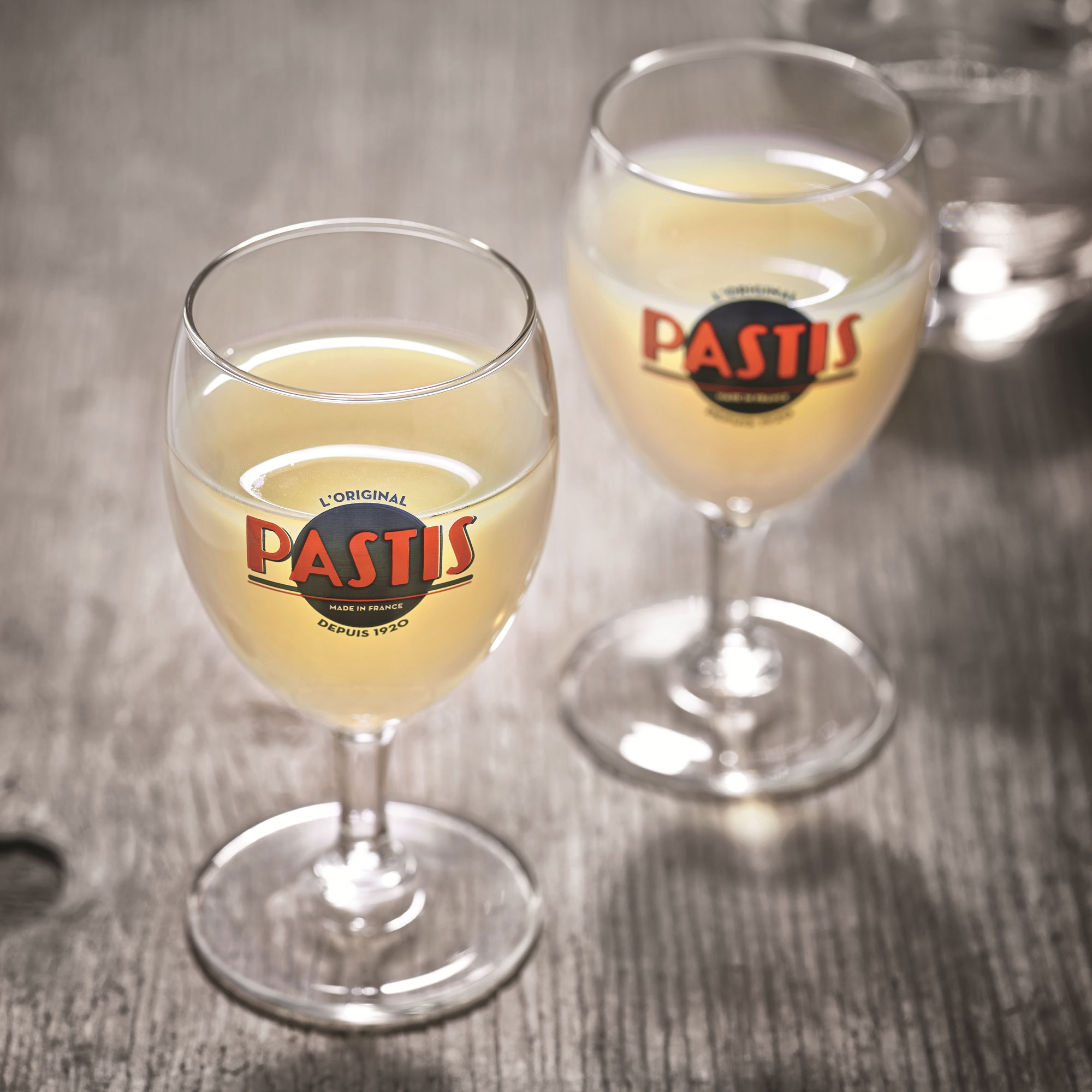 Durobor 6 verres à pieds à cocktail Napoli Décor Pastis en verre (18 cl ...