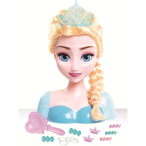 IMC Toys Tête à coiffer Elsa La Reine des neiges - Comparer avec ...