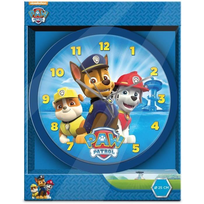 Horloge ronde Pat'Patrouille 25 cm - Comparer avec Touslesprix.com