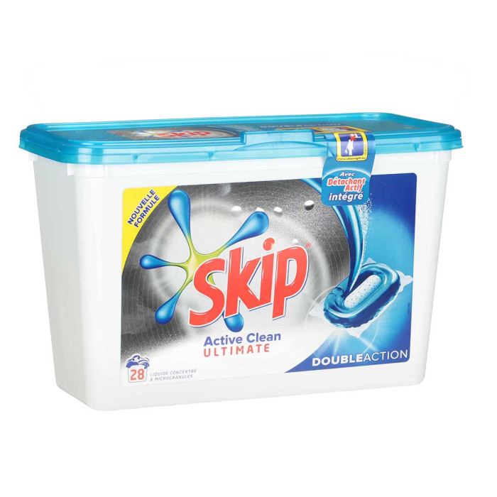 Skip Lessive Ultimate Active Clean 28 capsules - Comparer avec ...