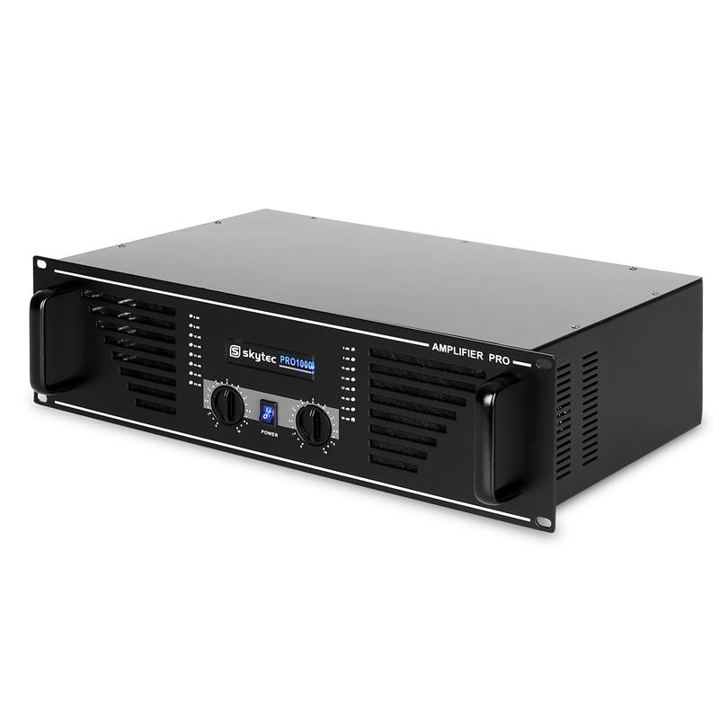 Skytec PRO1000 - Ampli DJ PA Sono Pro 1000W pour monitoring, studio, scène de concert ou ...