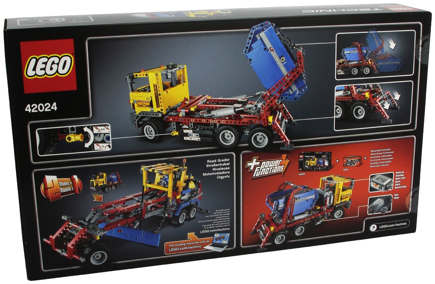 Lego 42024 - Technic : Le camion conteneur - Comparer avec Touslesprix.com