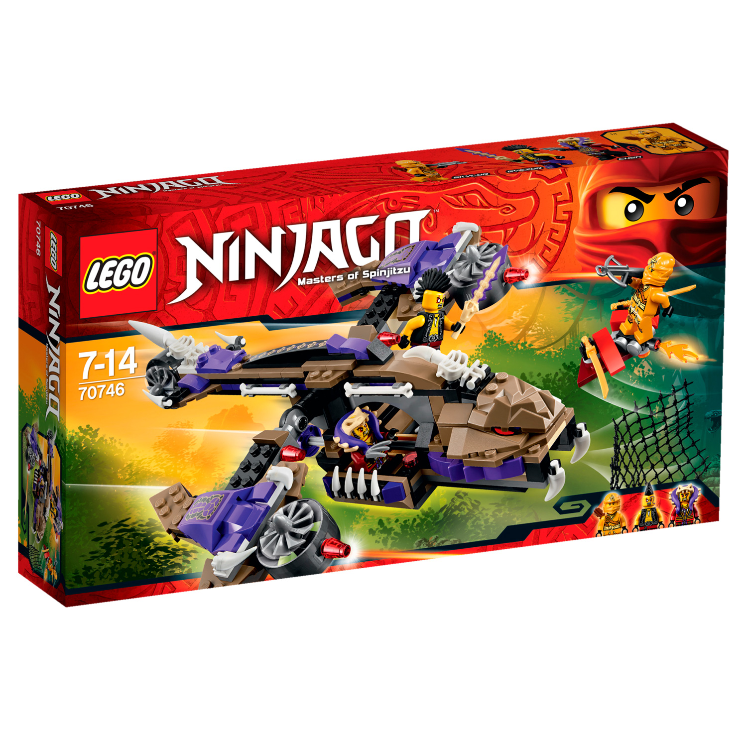 Lego 70746 - Ninjago : L'hélicoptère de Condrai - Comparer avec ...
