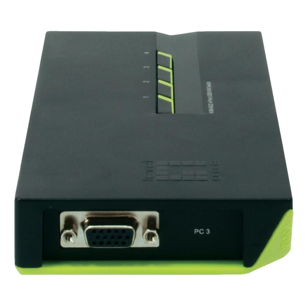 LevelOne KVM-0422 - Commutateur KVM 4 ports USB - Comparer avec ...