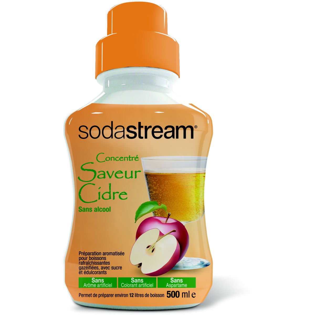 Sodastream 30061353 - Sirop concentré saveur cidre 500ml - Comparer ...