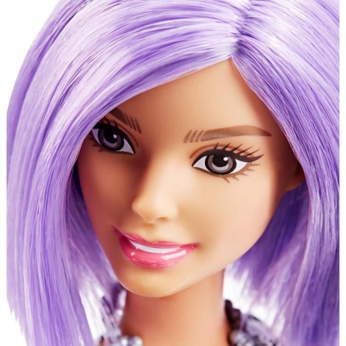Mattel Barbie Fashionistas cheveux violets - Comparer avec Touslesprix.com