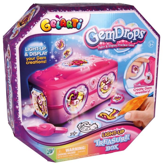 Giochi Preziosi Gelarti - Gem drops : Boite à trésors lumineuse - Comparer avec Touslesprix.com