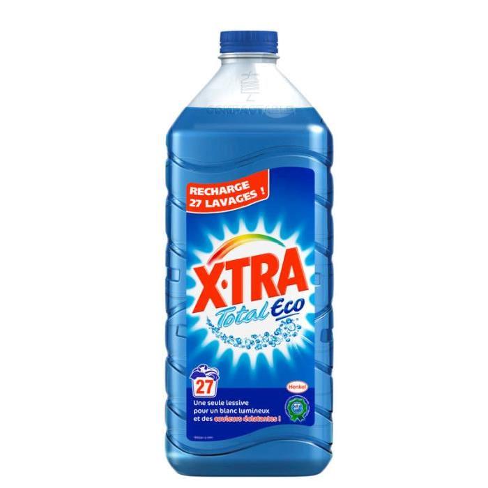 X.Tra Lessive liquide Total Eco 1,820 L - Comparer avec Touslesprix.com