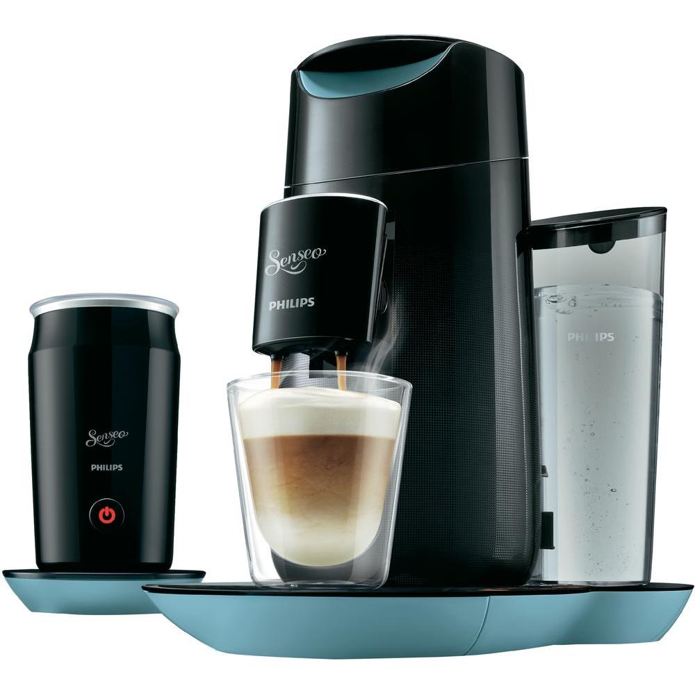 Philips HD7874 Senseo Twist & Milk - Cafetière à dosettes avec mousseur ...