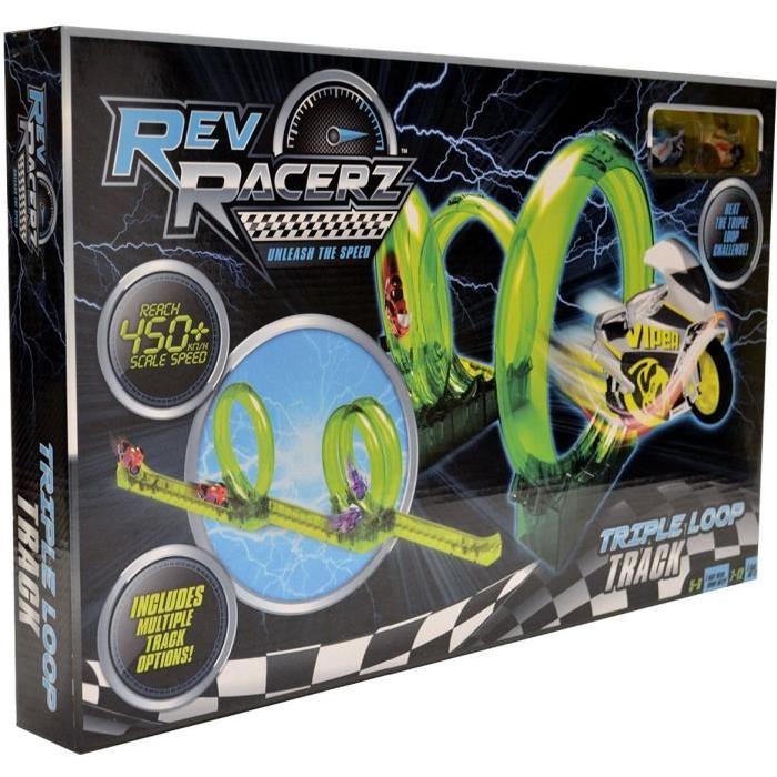 Modelco Rev Racers Triple Loop Track - Comparer avec Touslesprix.com