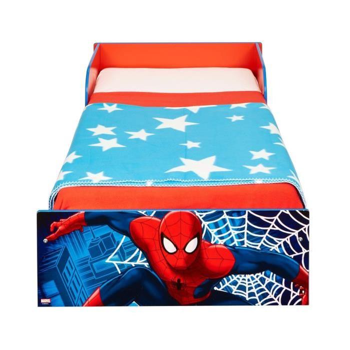 Worlds Apart Lit pour garçon Spider-man en bois et métal (140 x 70 cm ...