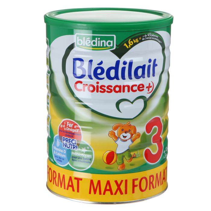 Blédina Blédilait Croissance 3 Maxi format 1,6 kg - Comparer avec ...