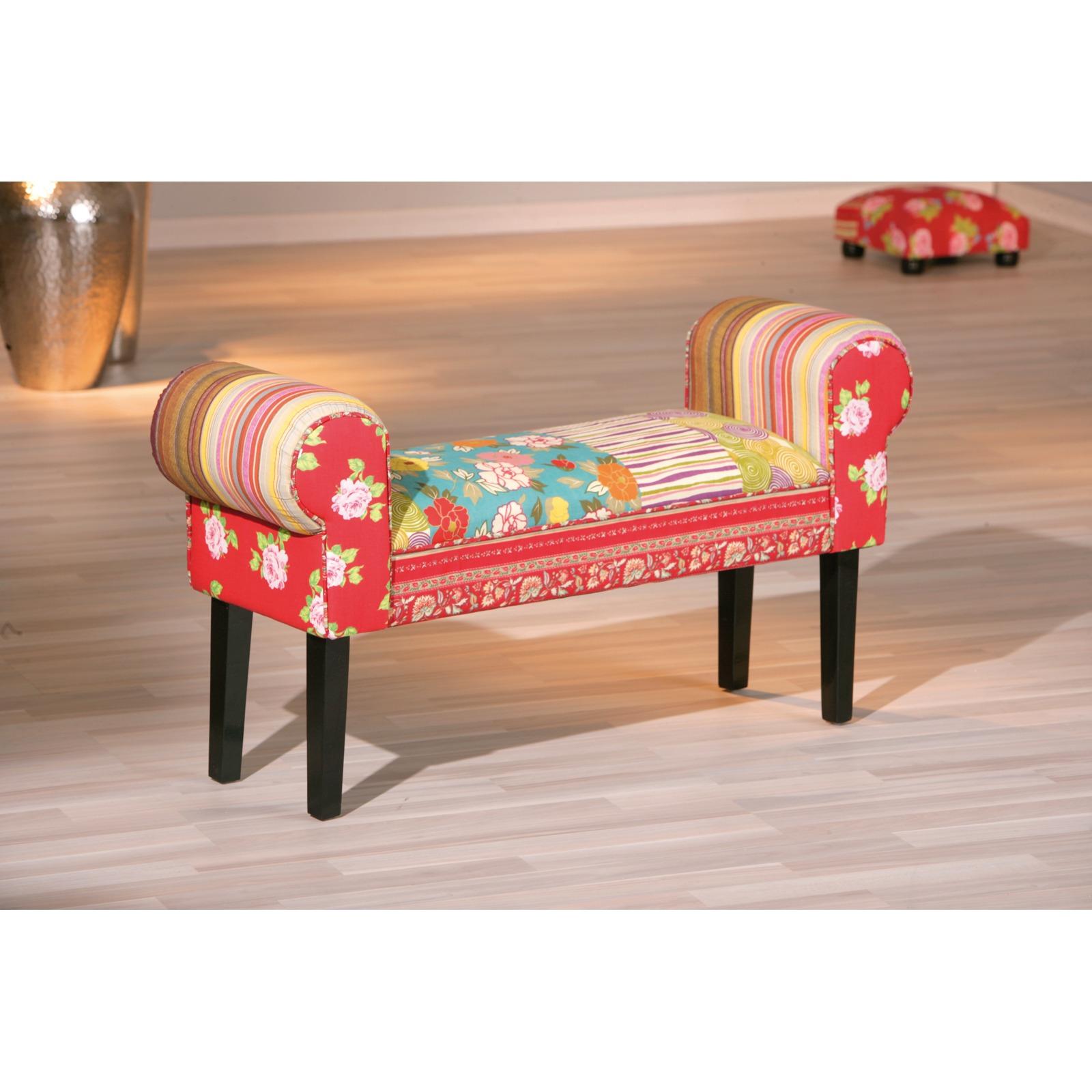 Mini banc imprimé Bollywood - Comparer avec Touslesprix.com